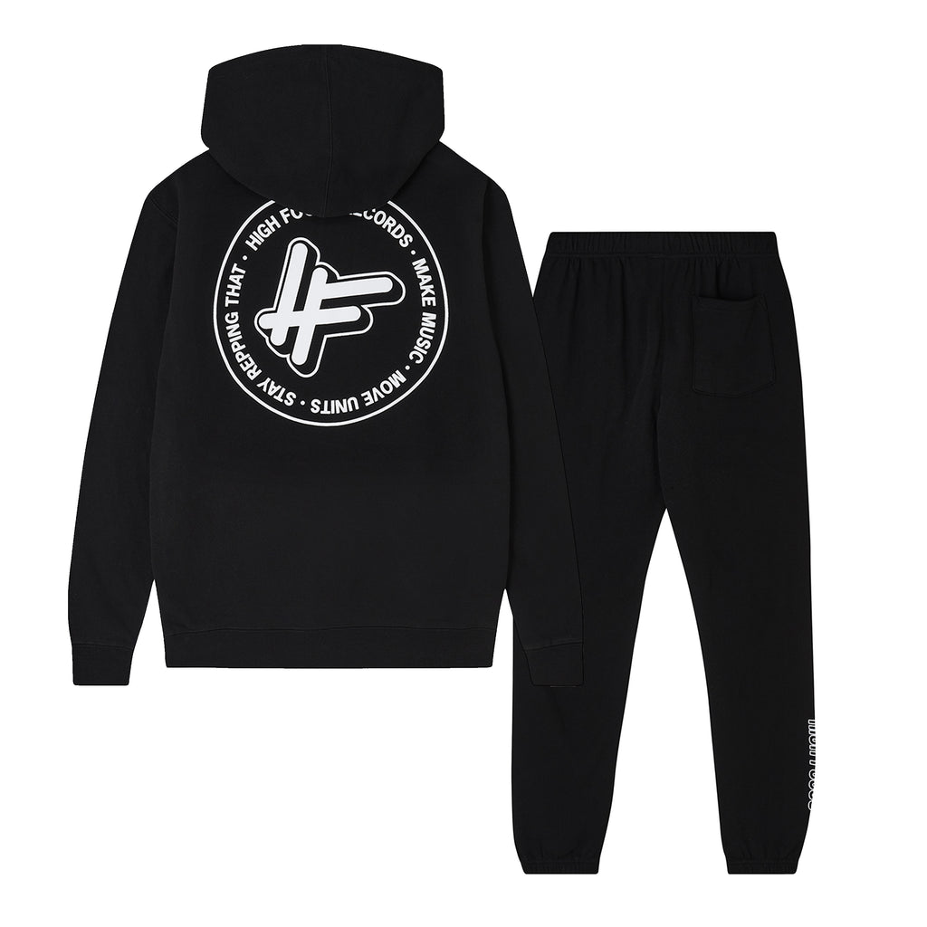 High Focus - Stamp Tracksuit / Black – High Focus Records Limited
