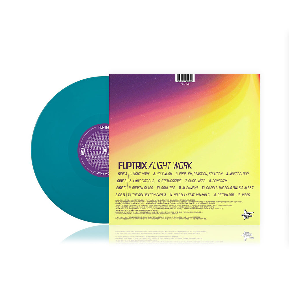 Fliptrix - Light Work (LIMITED EDITION 2 x 12" GATEFOLD COLOUR VINYL ...