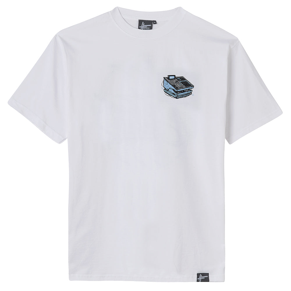 High Focus - Beat Makers T Shirt // White – High Focus Records