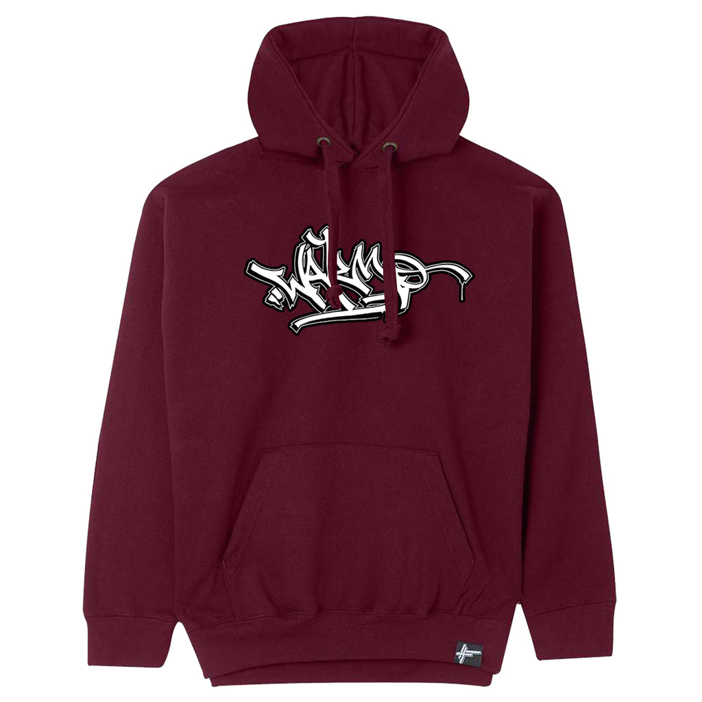 Datkid & Illinformed - WAKMO Logo Hoody // Burgundy – High Focus ...