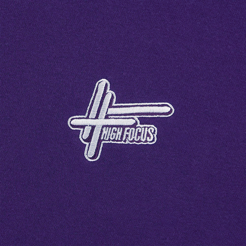 High Focus Classic Logo Jumper // Purple – High Focus Records Limited